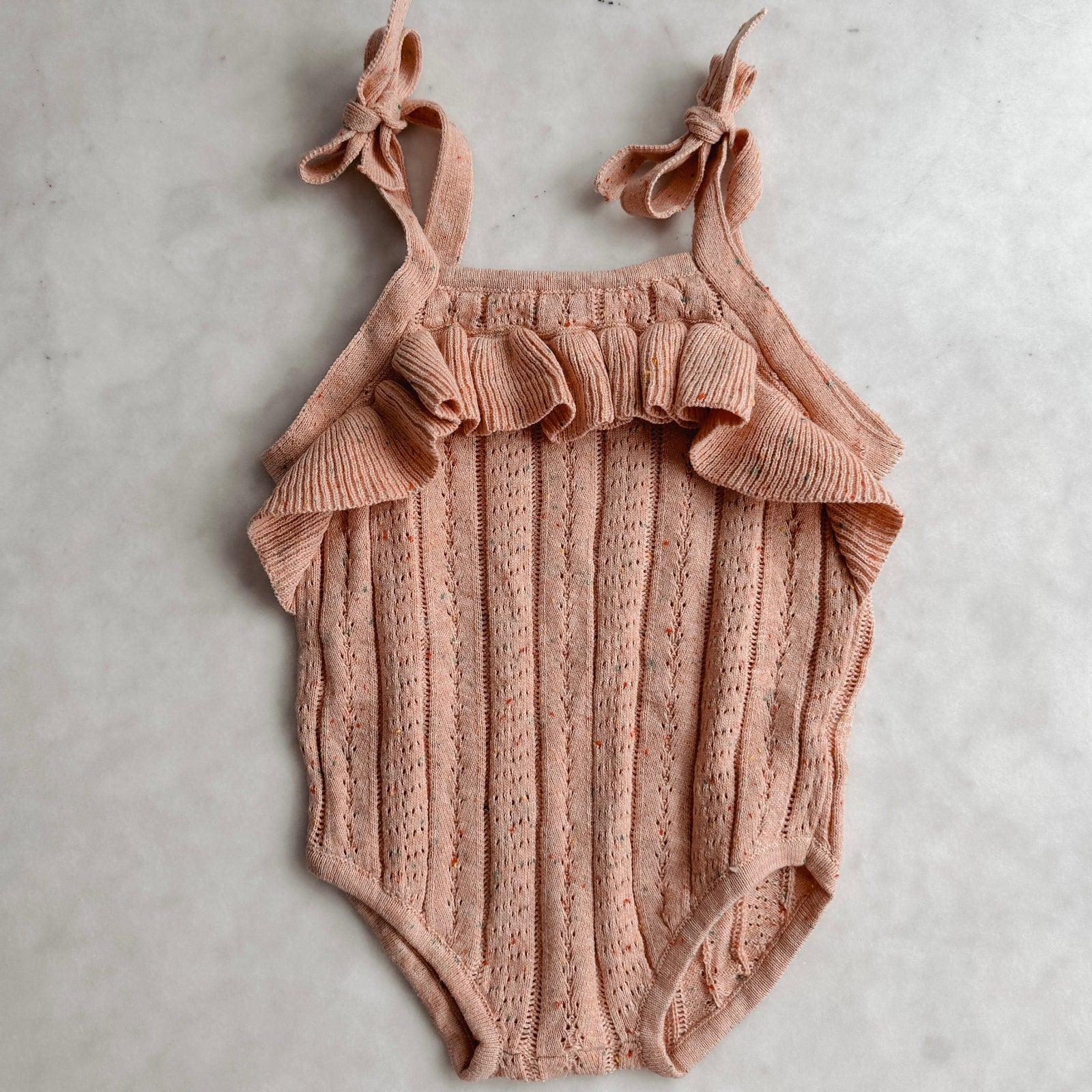 Pointelle Sprinkles Baby Romper | Baby Rompers at Louie Meets Lola