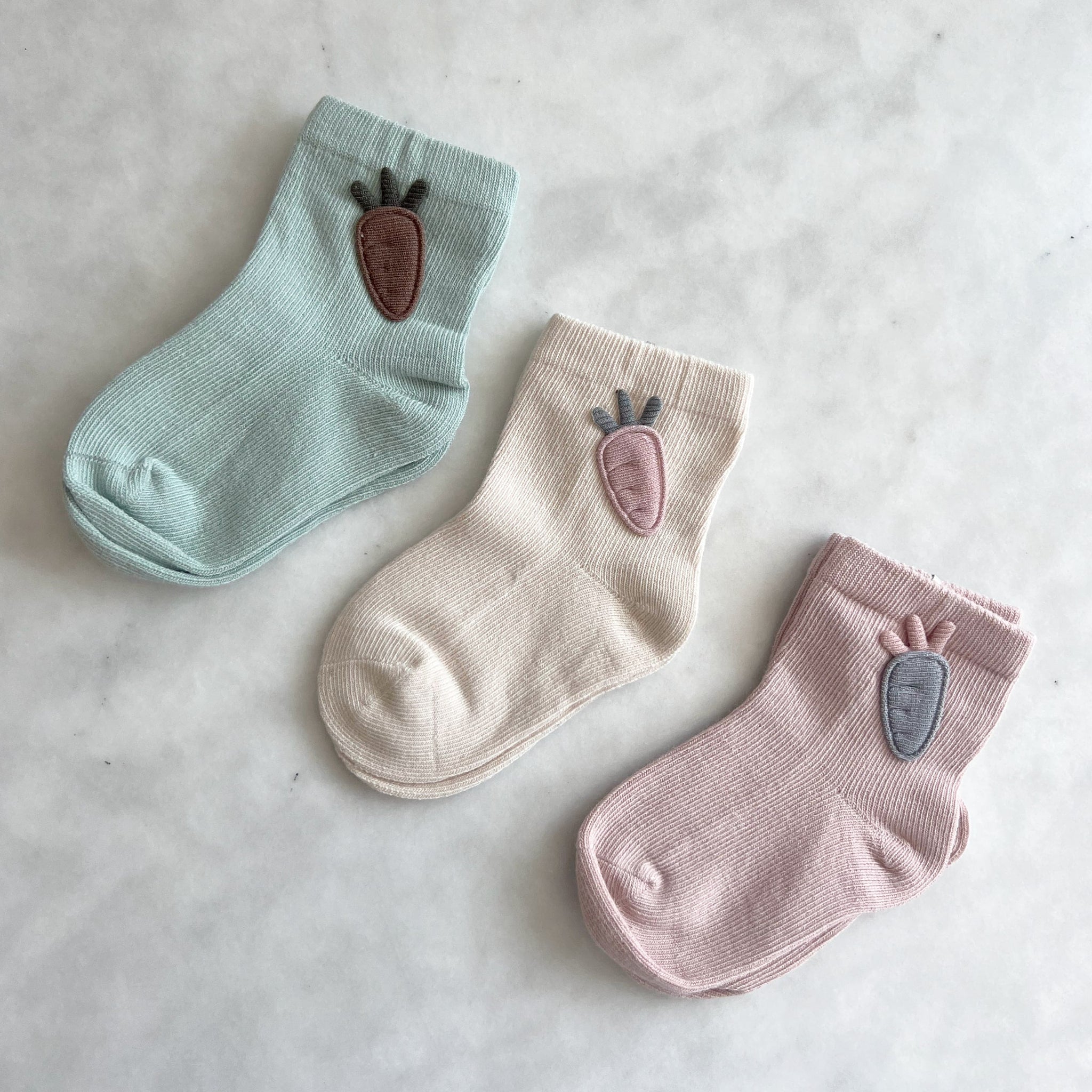 Carrot Socks - Baby Socks at Louie Meets Lola